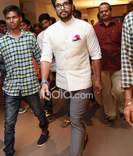 Allu Arjun at Krish and Ramya Velaga’s wedding