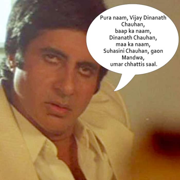 Amitabh Bachchan birthday special: 8 most powerful dialogues the mega star has passed on for ...