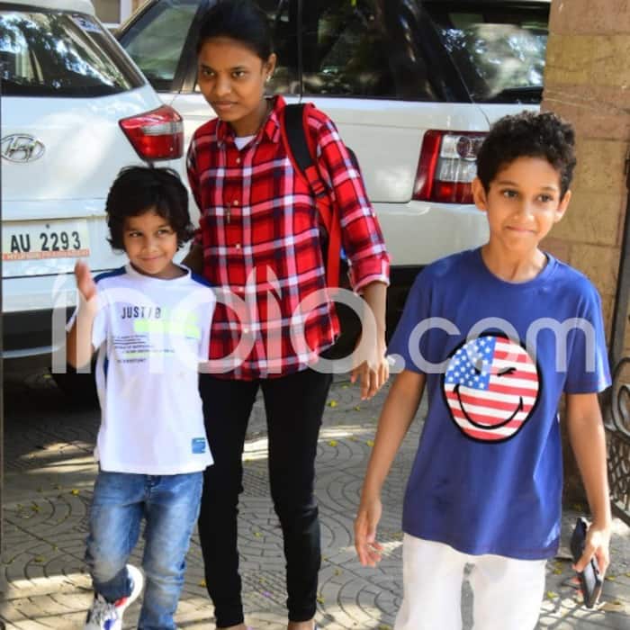 Malaika Arora And Amrita Arora Spotted With Their Kids