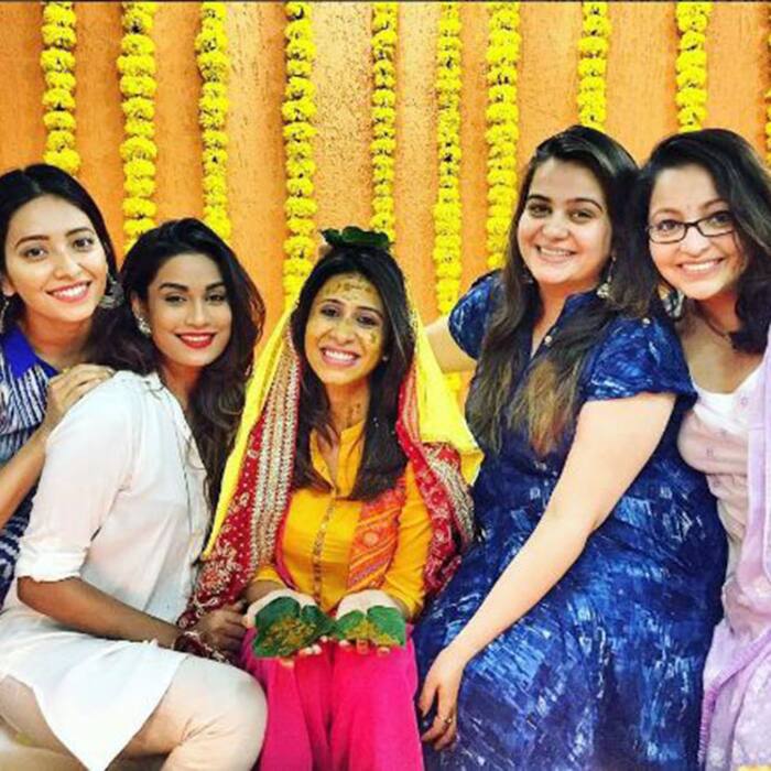 Kishwer Merchant-Suyyash Rai wedding: Check out inside pics from Haldi ...