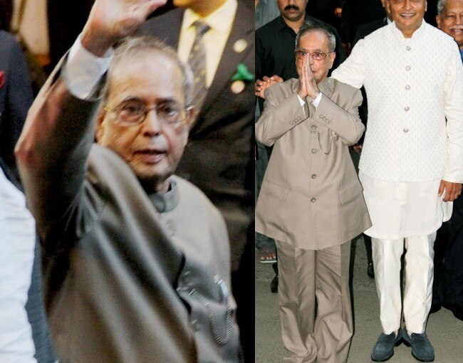 Anil Ambani welcomes former President of India Pranab Mukherjee