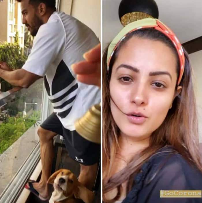Anita Hassanandani With Hubby Rohit Reddy Spotted in Balcony