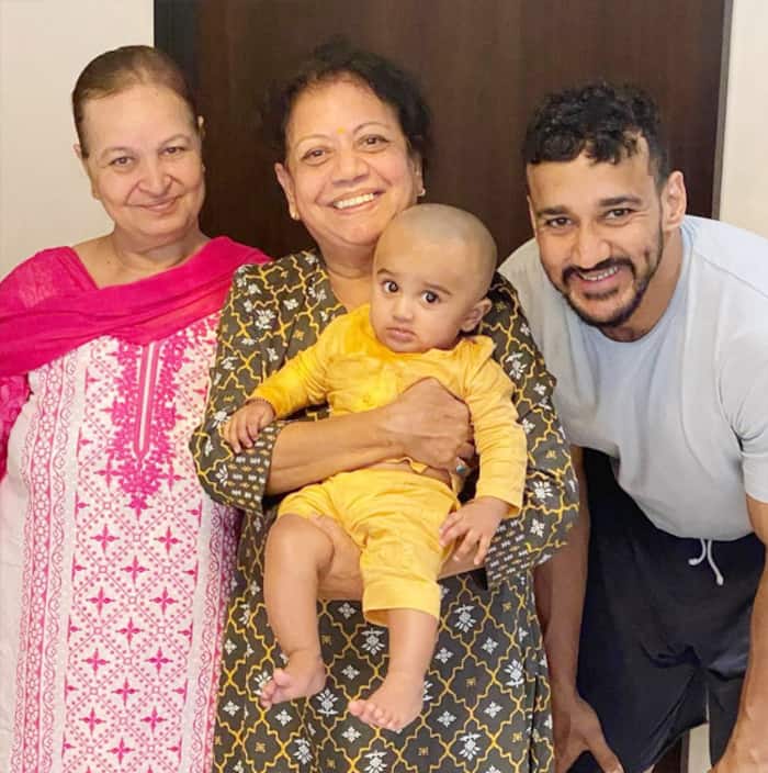 Anita Hassanandani-Rohit Reddy’s Son Aarav Reddy’s Mundan Ceremony ...