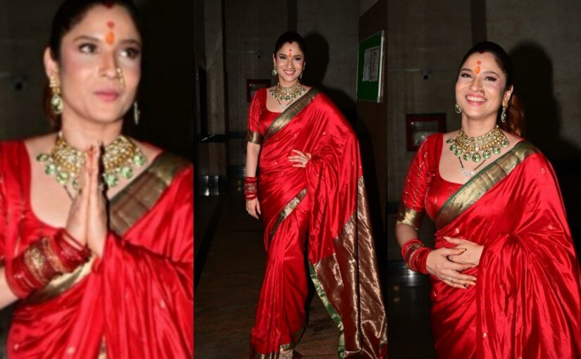 Decoding Ankita Lokhande's traditional 'Marathi Mulgi' look in red ...