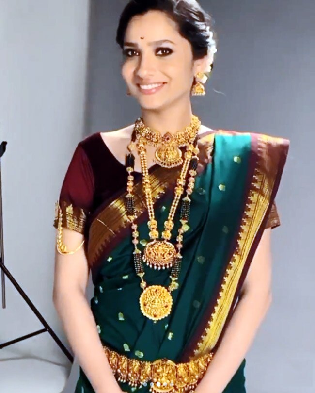 Ankita Lokhande Turns Into Gorgeous Maharashtrian Woman