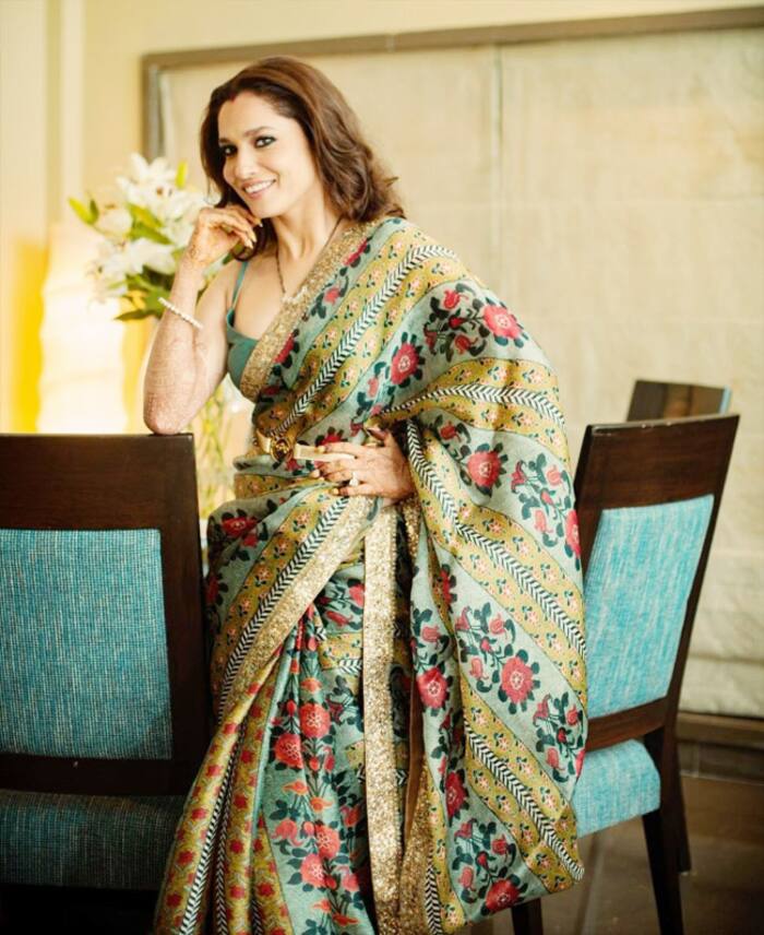 Ankita Lokhande's Bridal Glow is Unmissable in Rs 80K Organza Silk ...