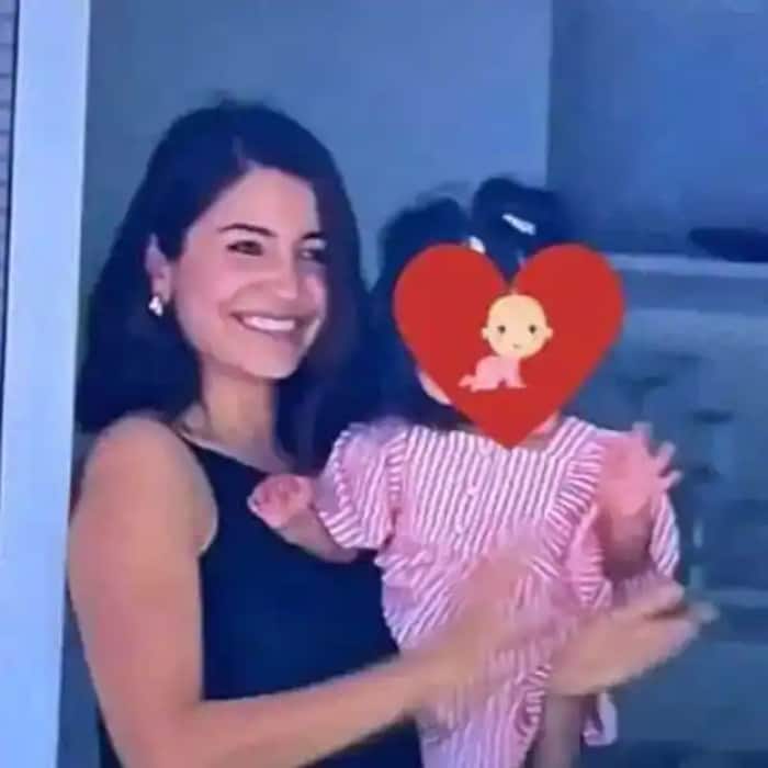 Anushka Sharma and Virat Kohli's Daughter Vamika Clicked at Stadium