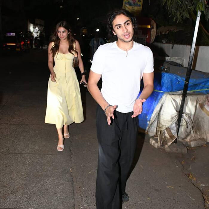 Rasha Thadani spotted with Arhaan Khan viral pics