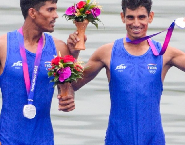 Arjun Lal Jat and Arvind Singh Bags India's second Silver Medal.