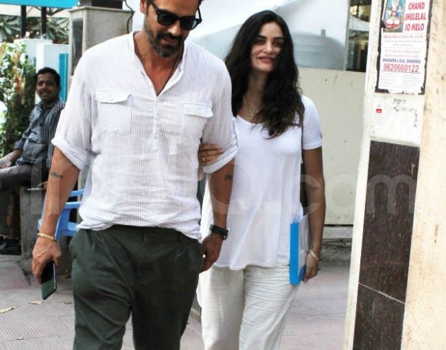Arjun Rampal And Gabrielle Demetriades Make a Happy Couple For The ...