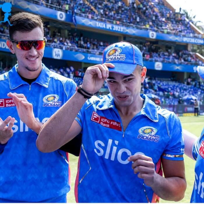 Arjun Tendulkar Makes Debut For Mumbai Indians In IPL | IN PICS