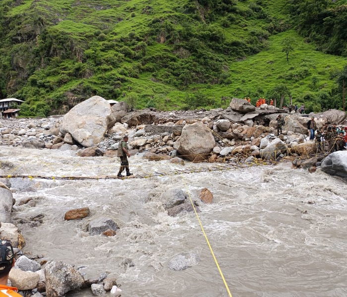 Indian Army And NDRF Conduct Search And Rescue Operation- In Pictures