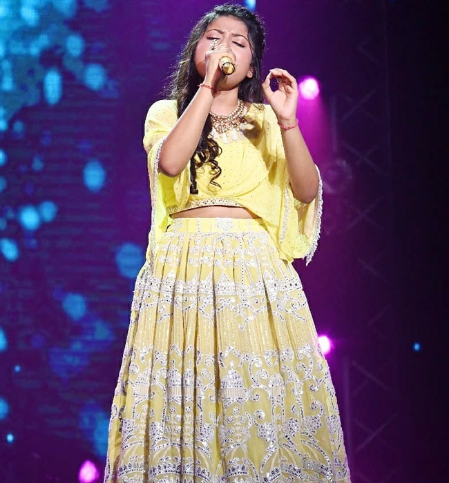 Indian Idol 12 contestant Arunita Kanjilal Stuns in Yellow