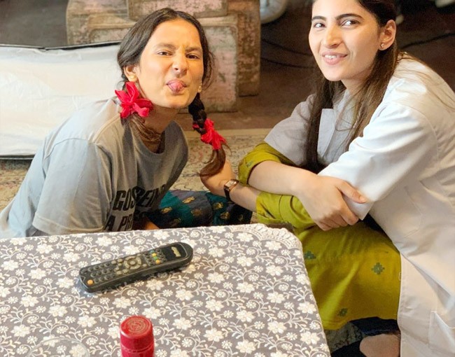 At the special screening of Devi