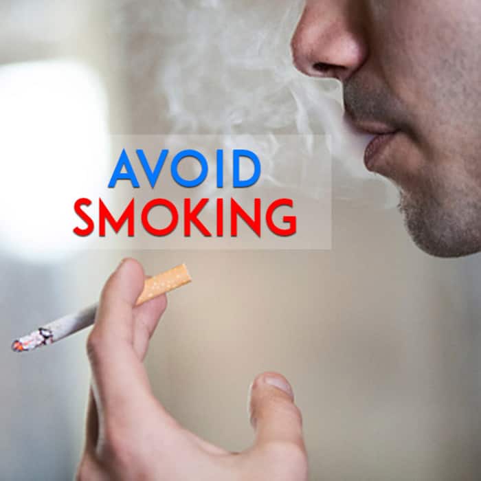 Avoid smoking if your are suffering from a heart disease