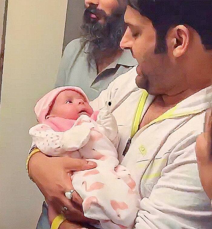 Unseen Photos: Kapil Sharma's 7-Weeks-Old Baby Anayra Sharma Sets Fans ...