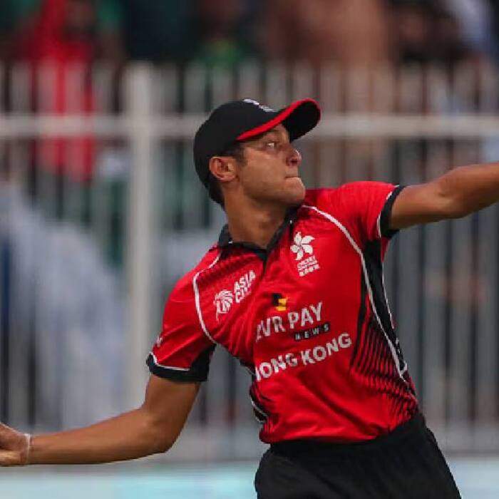 6, 6, 6, 4... THIS player from Hong Kong, who had bowled four consecutive maidens, concedes 54 ...