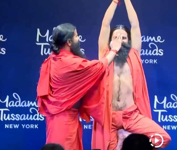 Baba Ramdev Wax Statue At Madame Tussauds New York, Delhi Unveiled - See PICS