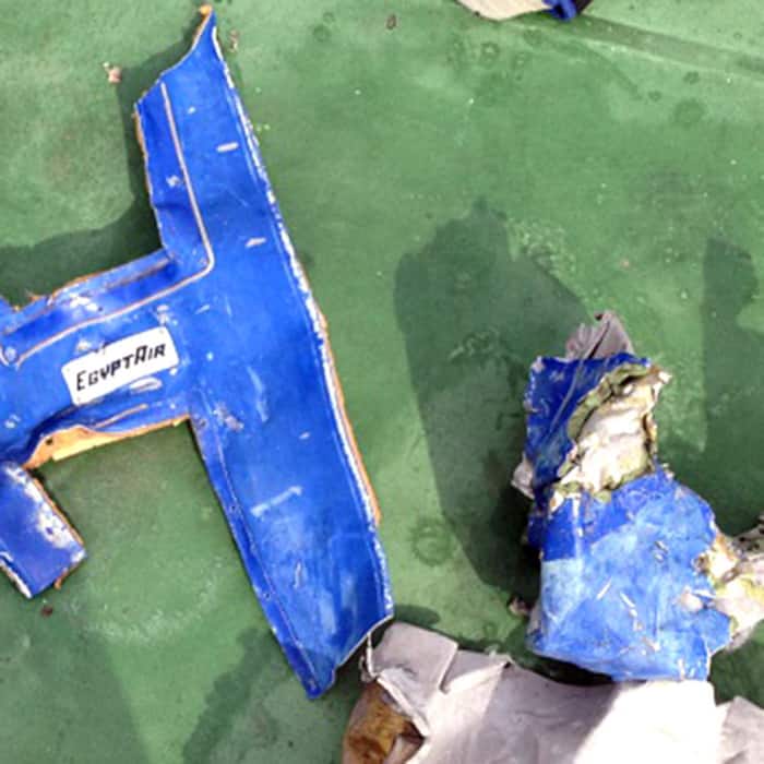 First images of debris from crashed EgyptAir Flight 804