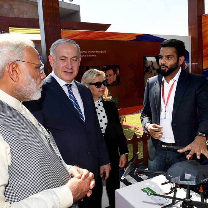 Benjamin Netanyahu inaugurates iCreate Centre with PM Narendra Modi