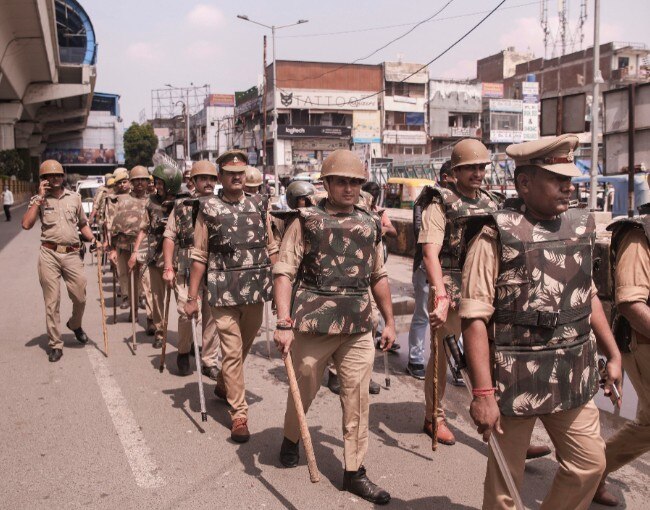 Bharat Bandh Today. Security in Noida