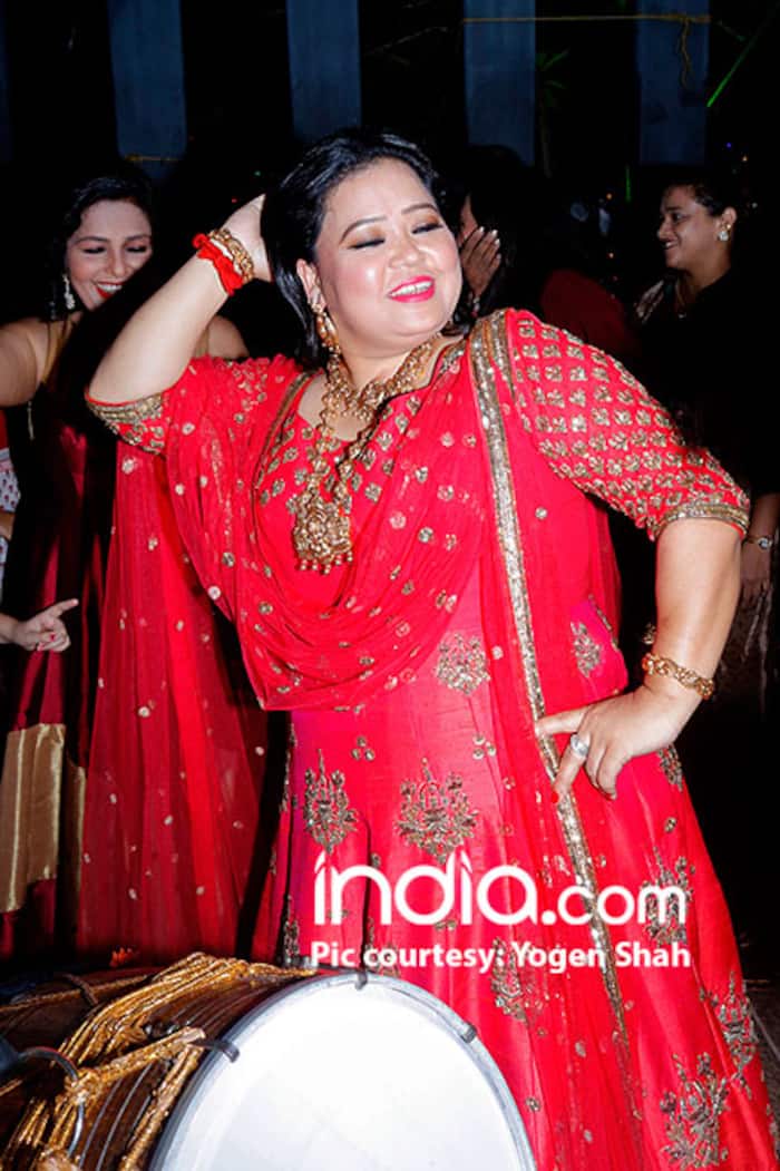 Comedian Bharti Singh snapped at her bangle ceremony