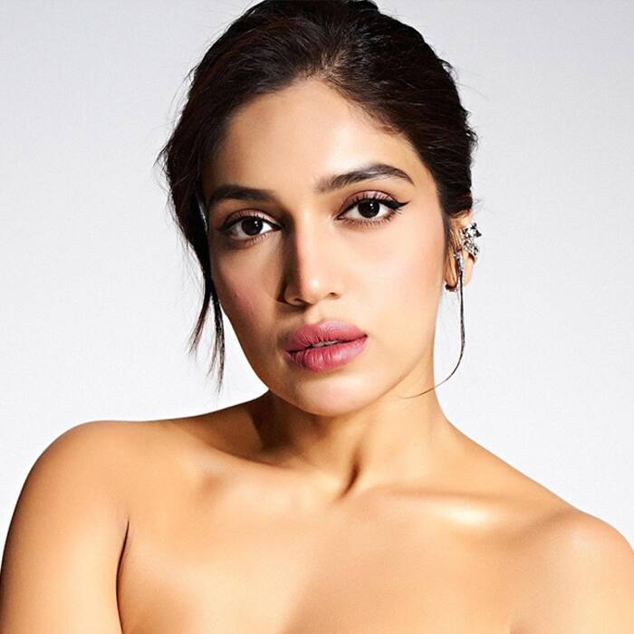 Bhumi Pednekar Keeps it Edgy in Sexy Black Leather Zip-up Dress And ...