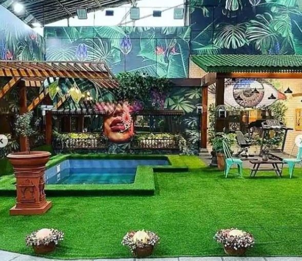 Bigg Boss 15 House: Swimming Pool And Garden Area