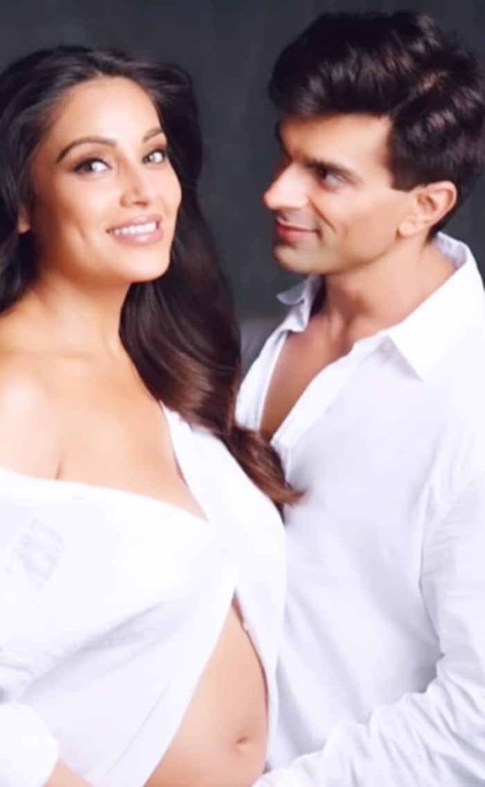 Bipasha Basu Dons Sexy See-Through Dress in New Maternity Photoshoot, Flaunts Baby Bump in Style ...