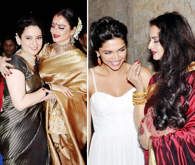 Rekha the fashion goddess of the industry
