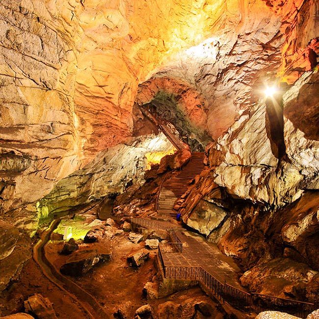 Borra Caves in Visakhapatnam district, Andhra Pradesh