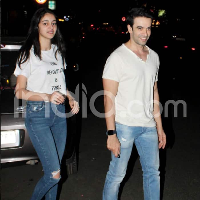Ananya Pandey Clicked With Student of The Year Director Punit Malhotra