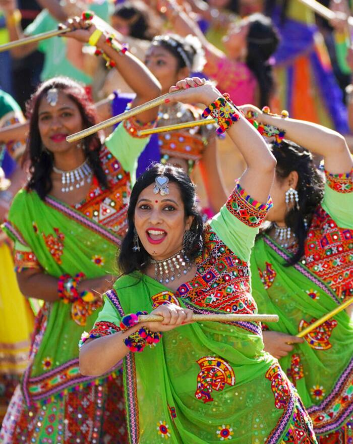 Diwali Preparations At Trafalgar Square In London
