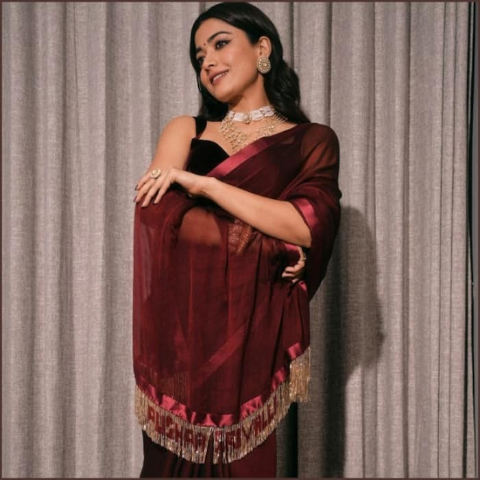 Rashmika Mandanna's special 'Srivalli' sarees: 5 timeless looks of 'Pushpa 2' actress