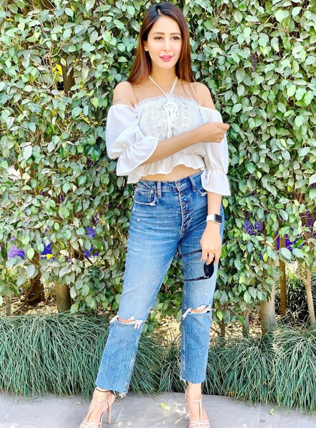 Chahatt Khanna poses for the camera
