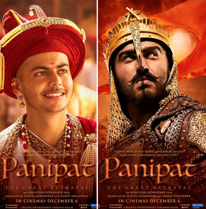 Panipat: The Great Betrayal Posters: From Arjun Kapoor to Abhishek ...