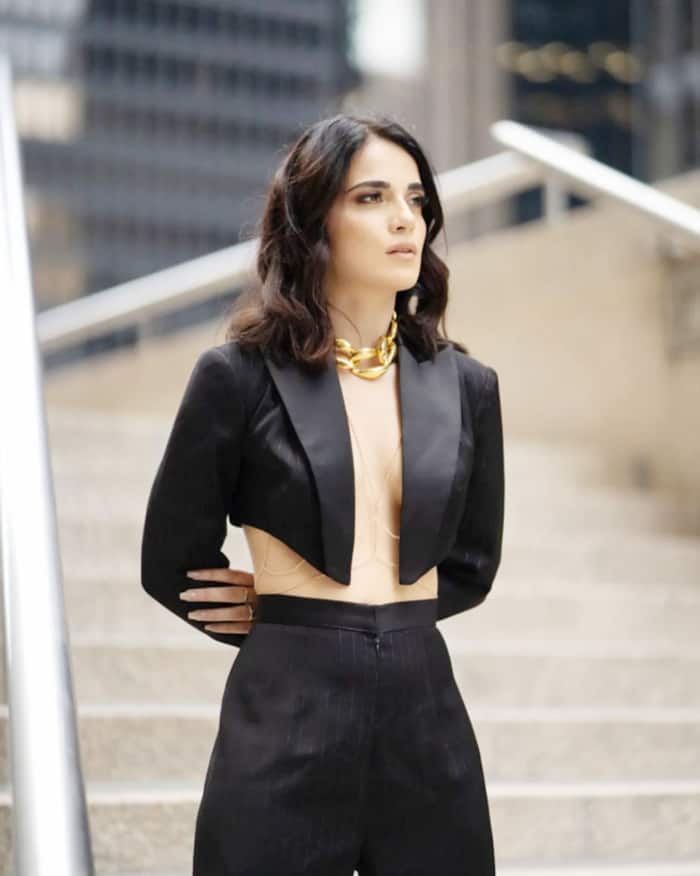 Radhika Madan’s Hot And Sexy Photos in Black Braless Top Break The Internet – Check Here