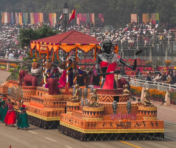 Chhattisgarh tableau on display