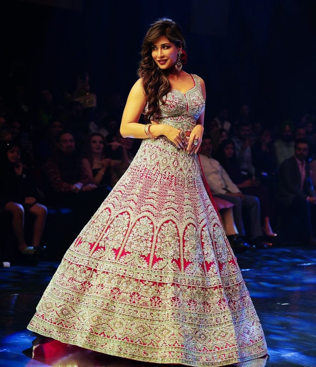 Chitrangda Singh Dazzles Hard in Sparkly Red Bridal Lehenga, Don't Miss ...