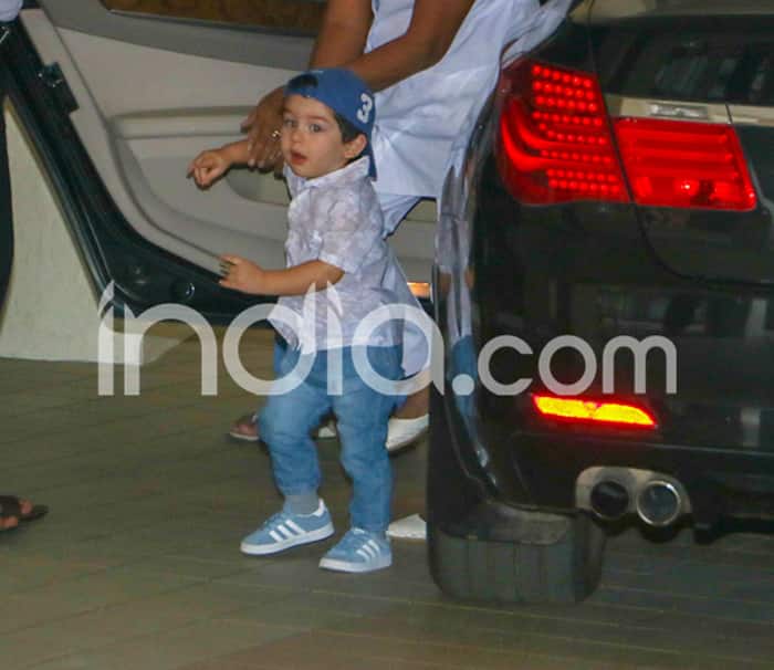 Cuteness Alert: Taimur Ali Khan Looks Adorable Wearing a Cap