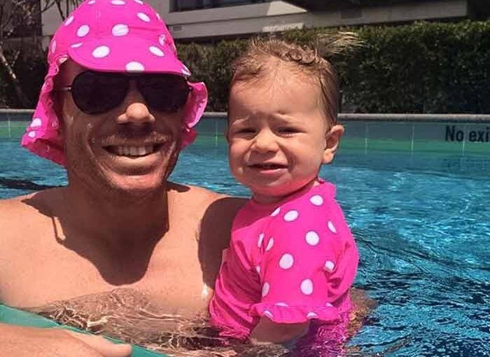 David Warner clicked with daughter Ivy Mae