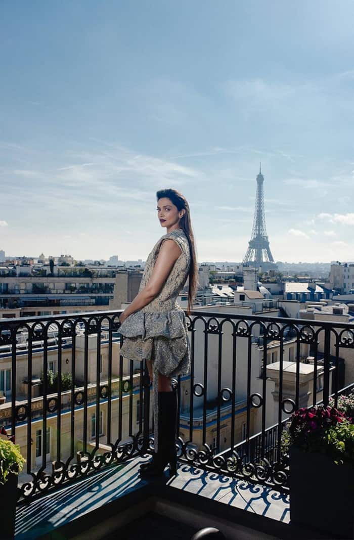 Deepika Padukone's Grey Textured Mini Dress is All About Glitz And ...