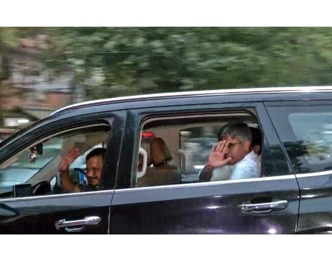 Delhi CM Arvind Kejriwal released from Tihar Jail