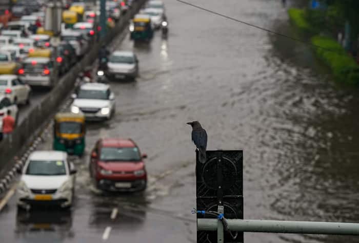 Delhi Rains: Heavy Downpour Causes Water Logging, Traffic Jam | See Photos