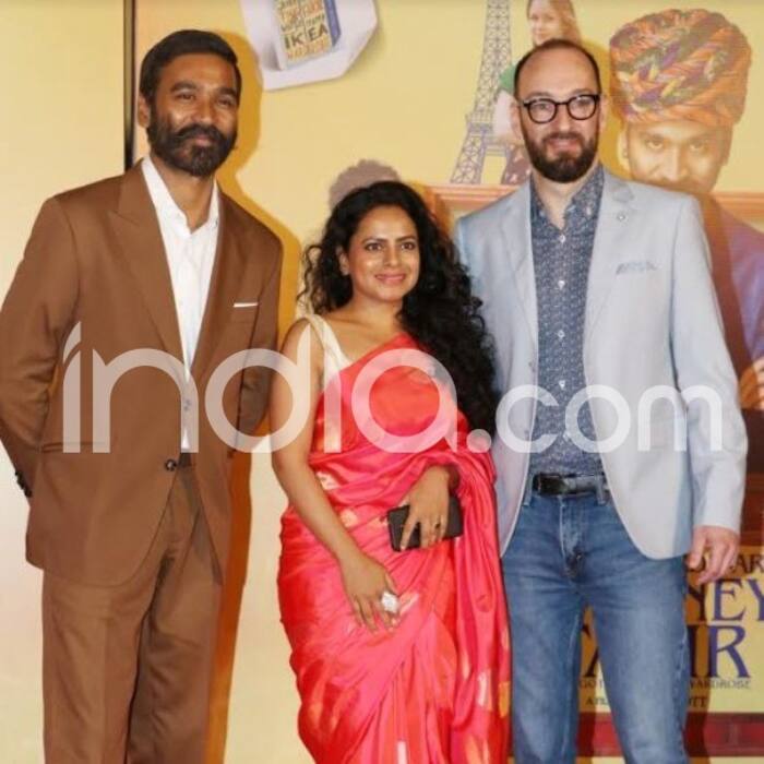 Dhanush with wife Aishwarya