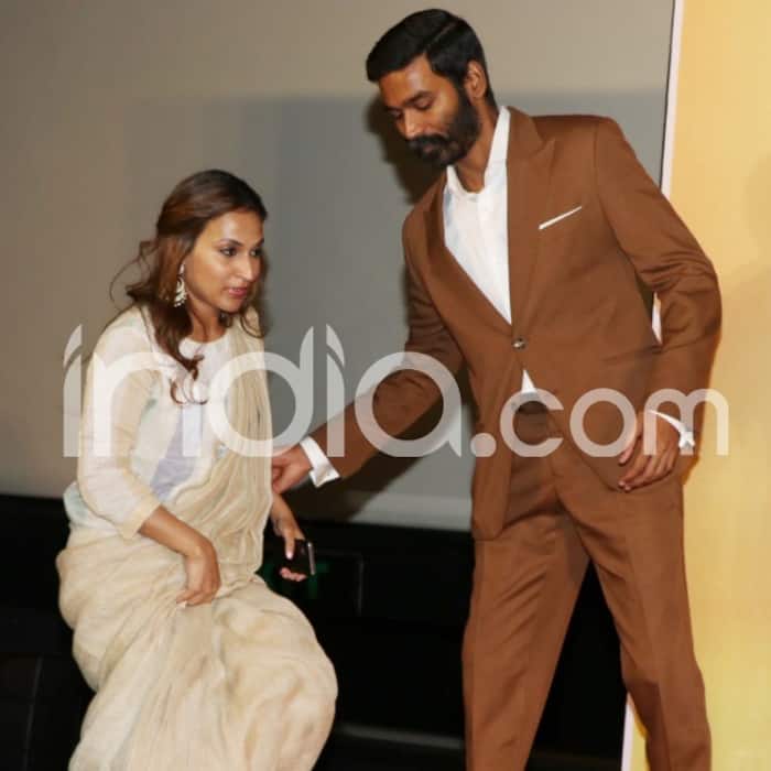 Dhanush with wife Aishwarya