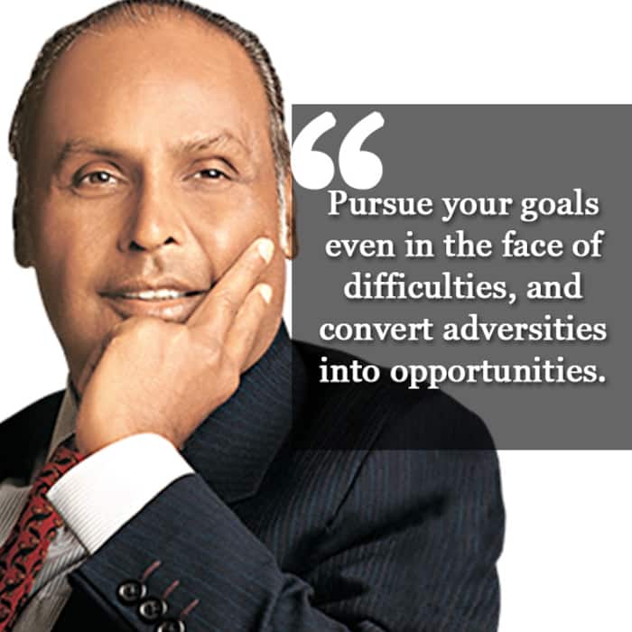 On Dhirubhai Ambani’s 85th birthday, here’s are 10 life changing quotes ...