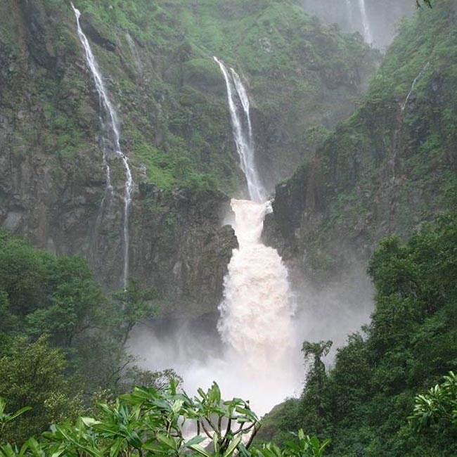 Kune Waterfall at Lonavla in Pune, Maharashtra