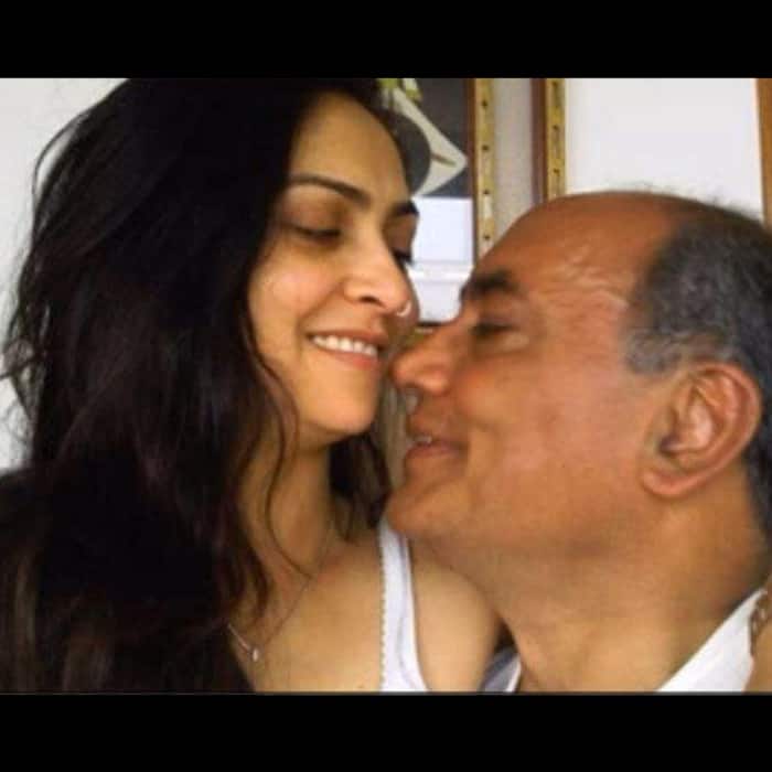Digvijay Singh’s picture with wife Amrita Rai