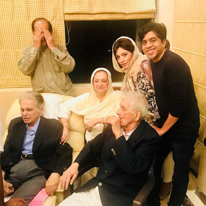 PICS: Dilip Kumar’s 95th birthday celebrations with wife Saira Banu and ...